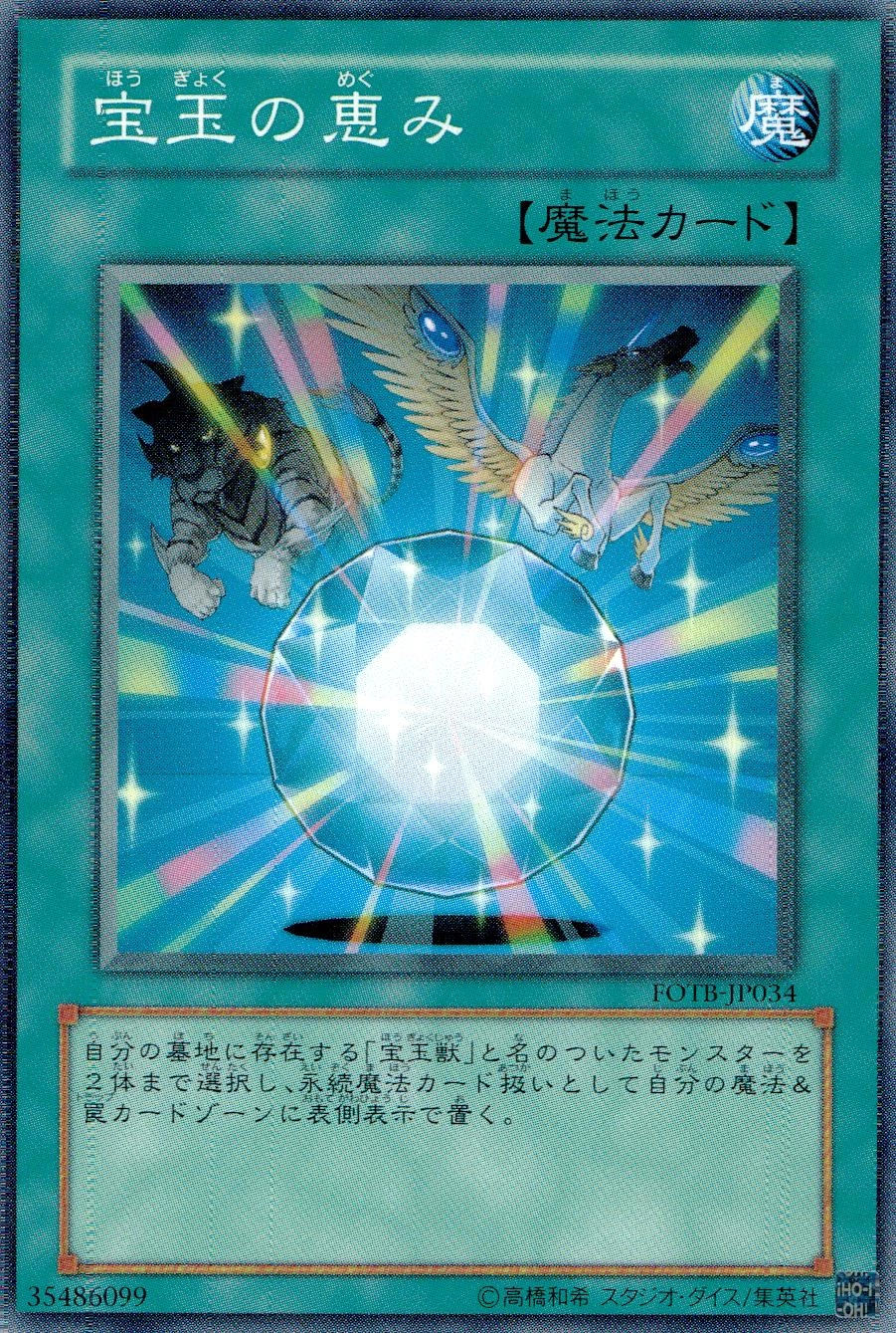 ふるいちオンライン - トレカ/遊戯王OCG/宝玉の恵み 【ノーマル】 FOTB-JP034N
