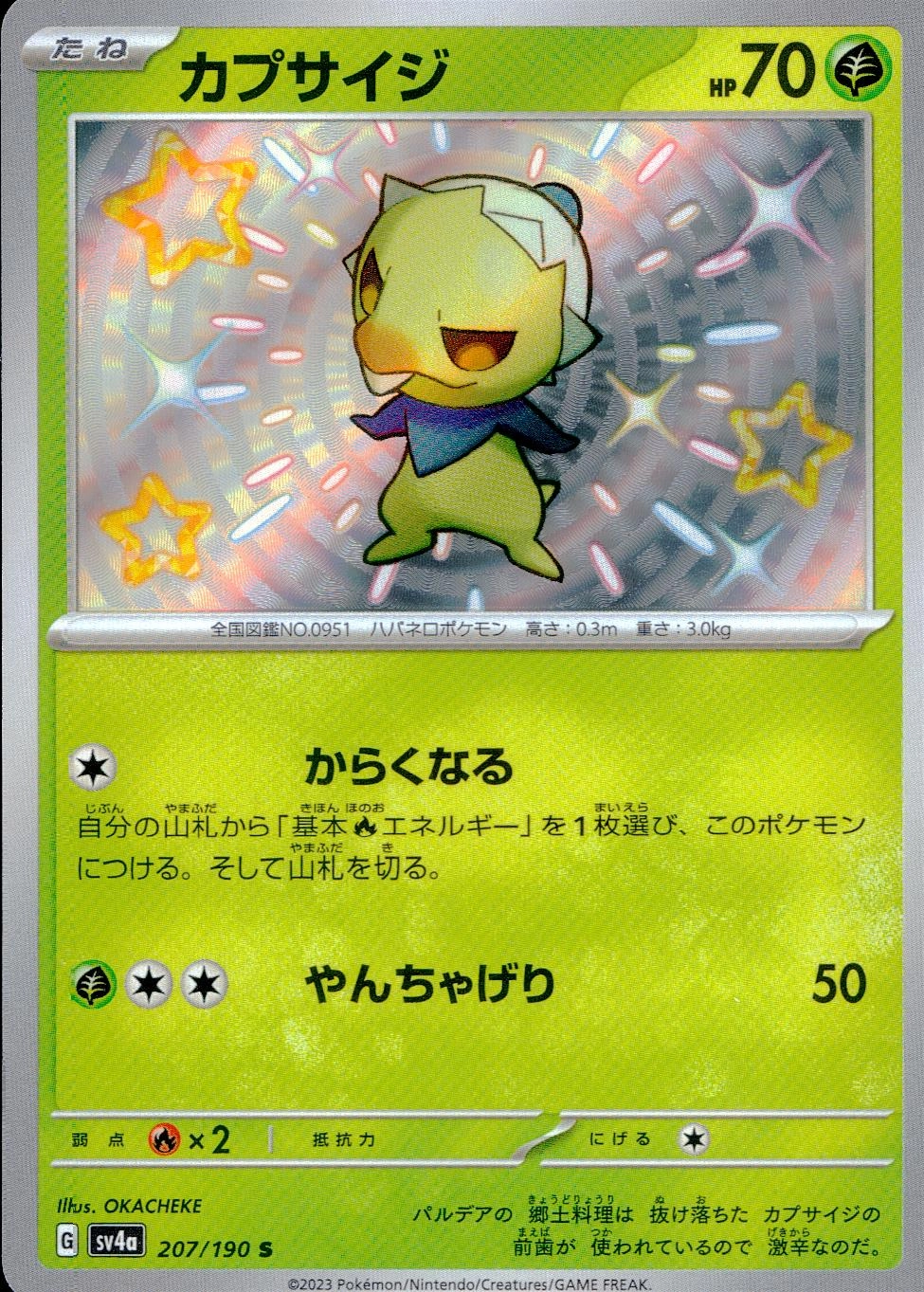 ふるいちオンライン - トレカ/ポケモンカードゲーム/カプサイジ【S】207/190/SV4A/B